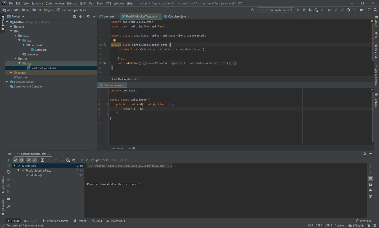 Holocron: JUnit5 Jupiter (1)