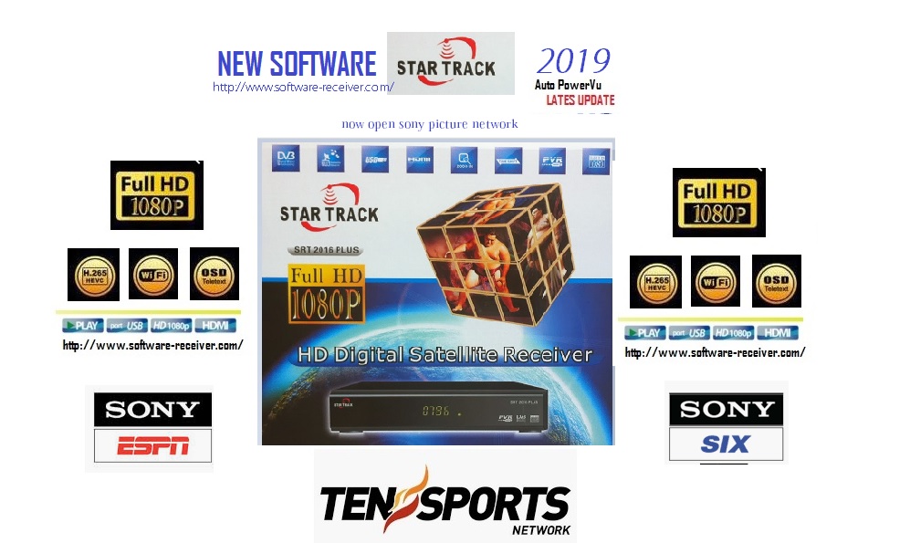 Software Star track 2016 plus Update 10 AUGUST 2019 - Software Receiver