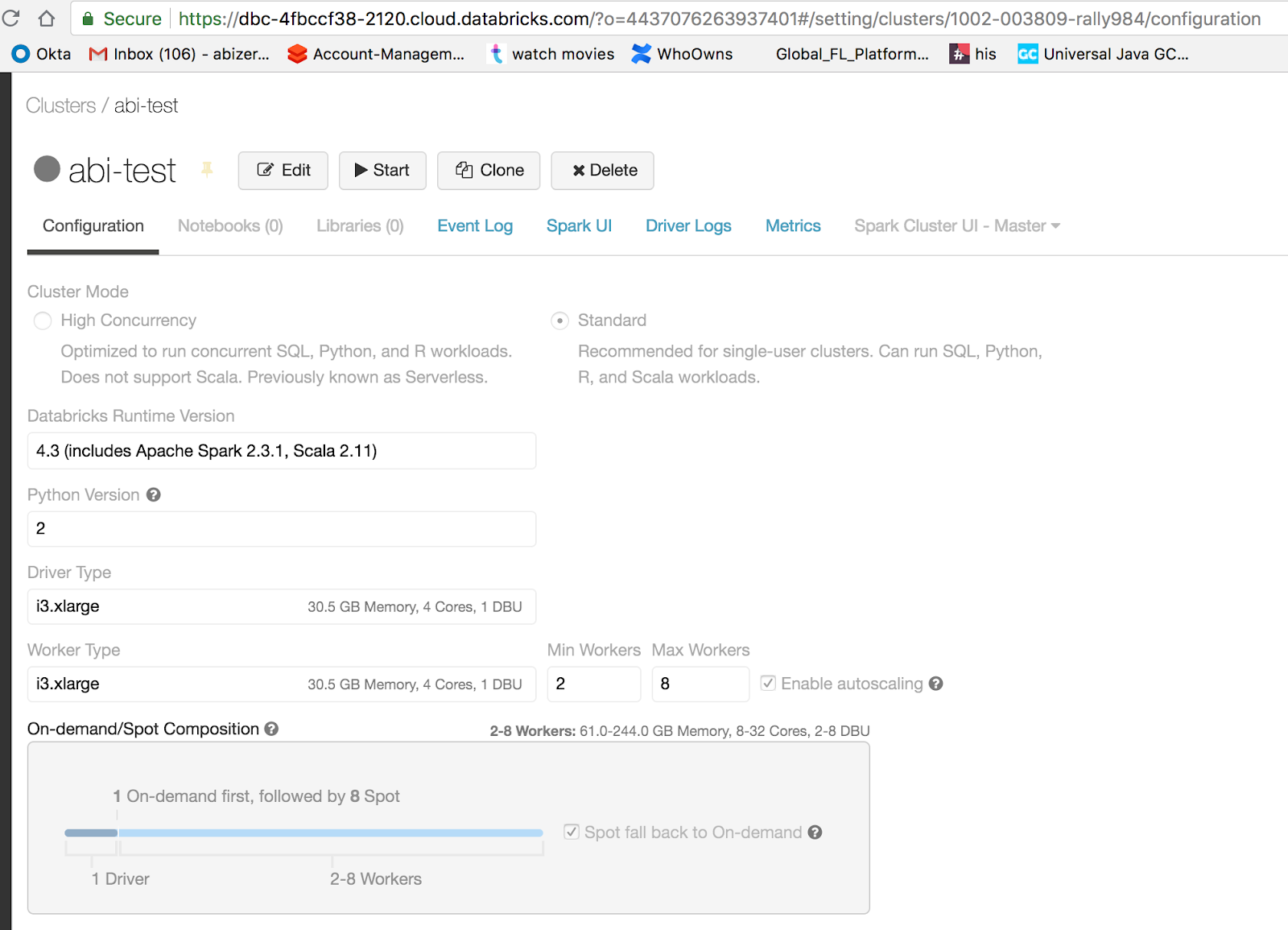 AWS/Azure(Cloud)/Spark/Hadoop / Linux : How to get cluster id, workspace id, notebook url or job ...