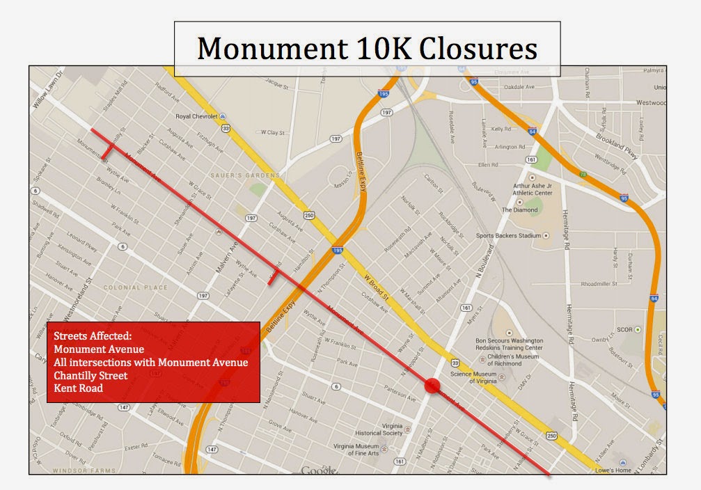 Police: Street Closings, Restrictions for Monument 10K