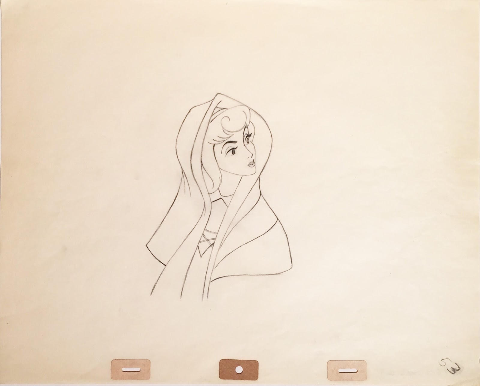 Animation Collection: Original Production Animation Drawing of Briar ...