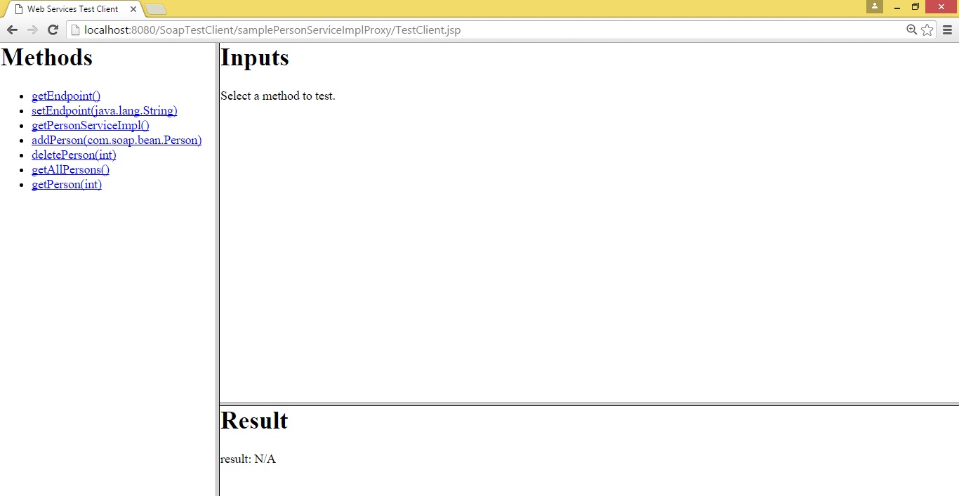 Scrutiny: Java SOAP Web Service Example..