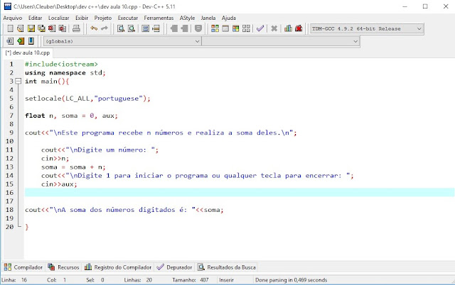 Universe Tutorial | Tutoriais, Downloads e Curiosidades: DEV-C++ #11 ...