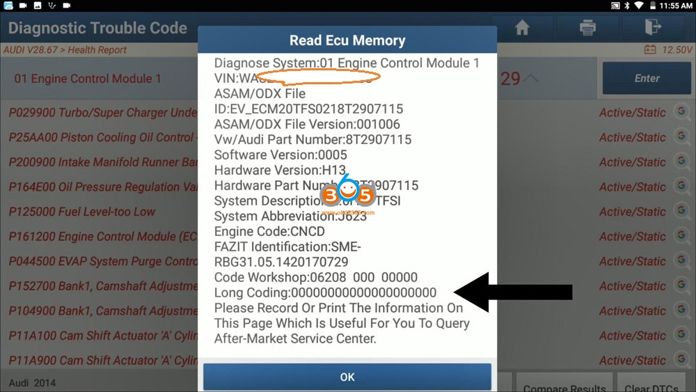 Launch X431 PAD V Audi ECU Long Coding Demo - Auto Diagnostic Tool-OBDII365