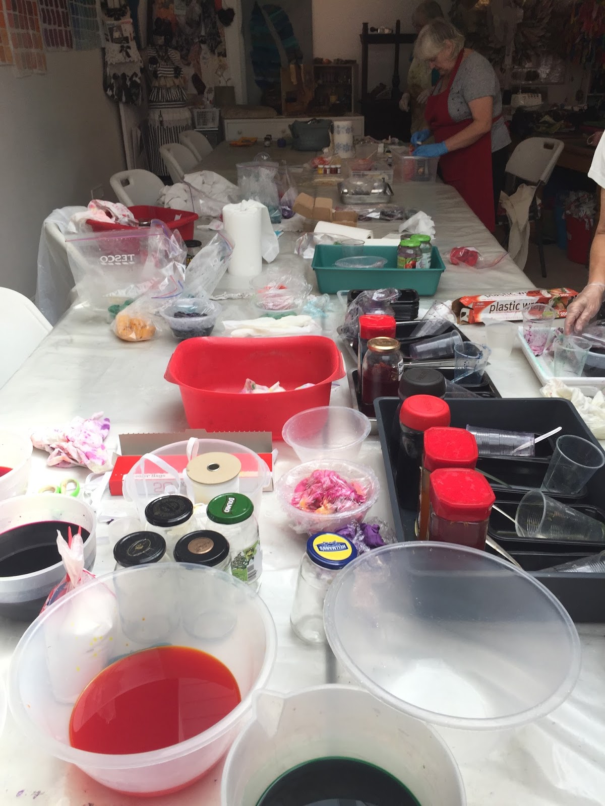 The Old Art Room: Studio Dye Workshop With Procion Dyes