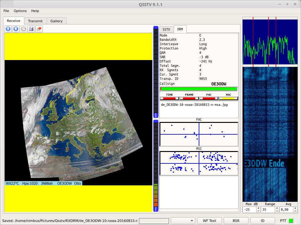 YO9GJX: SSTV digital