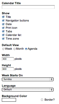 Hey Milly!: Adding a Google Calendar to your blog