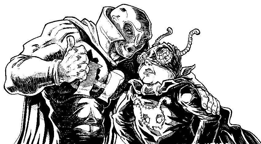 Erik Petri Illustration: The new villain in Antboy 6: Heros