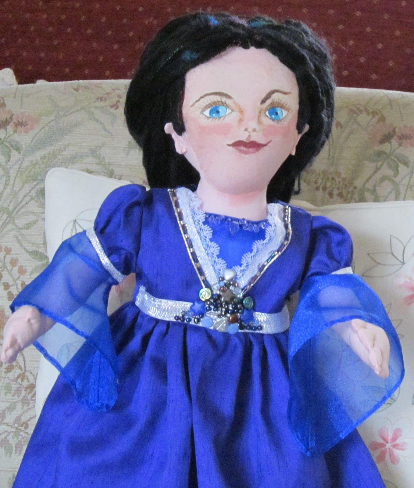 Pat's Cloth Dolls: Morgana Arthur and Merlin