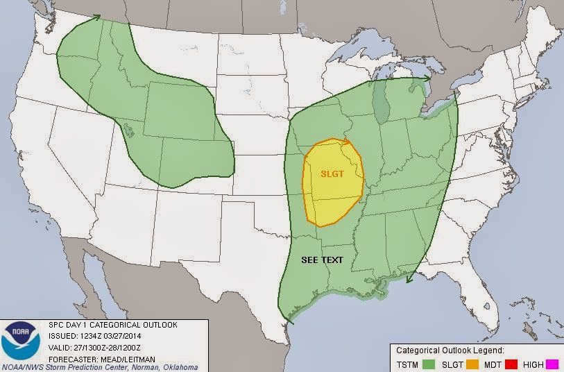 Mid-South Meteorology: Chance of Severe Storms Today Through Friday