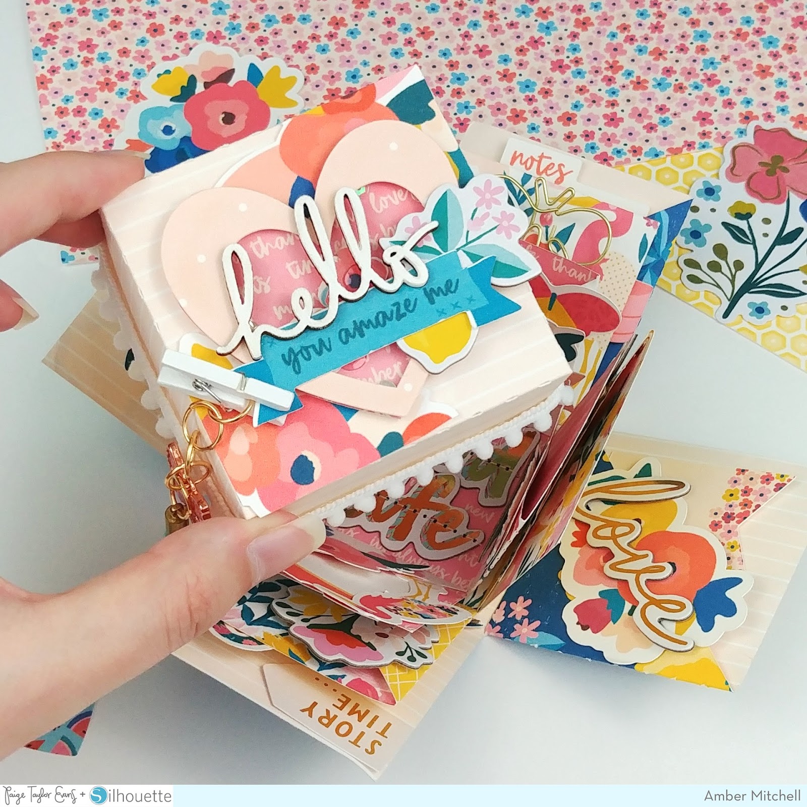Pick-Me-Up Exploding Box Mini Album by Amber Mitchell | Paige Taylor Evans