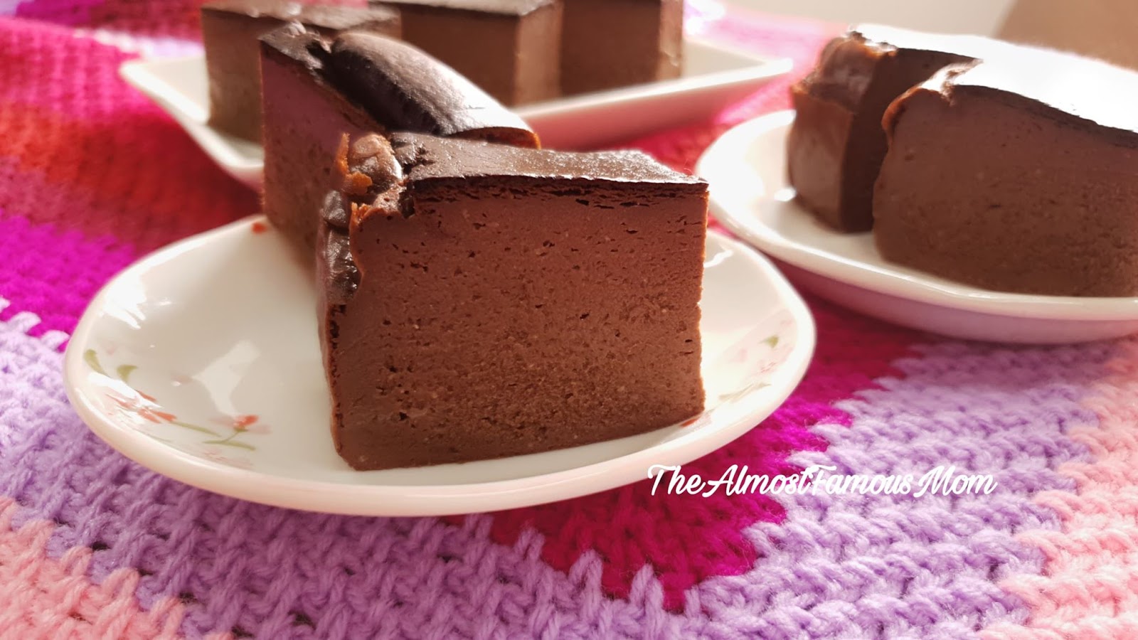The Almost Famous Mom Keto Chocolate Burnt Cheesecake