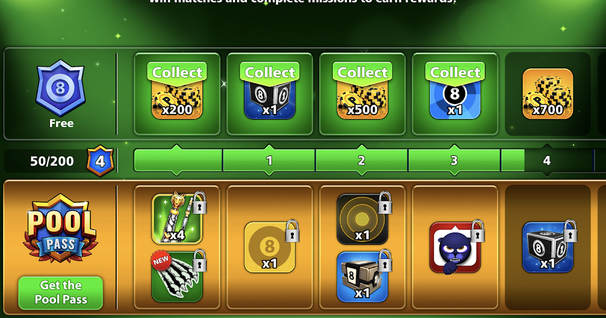8 Ball Pool - Pool Pass Level Maxed 2020 - 8BallKing