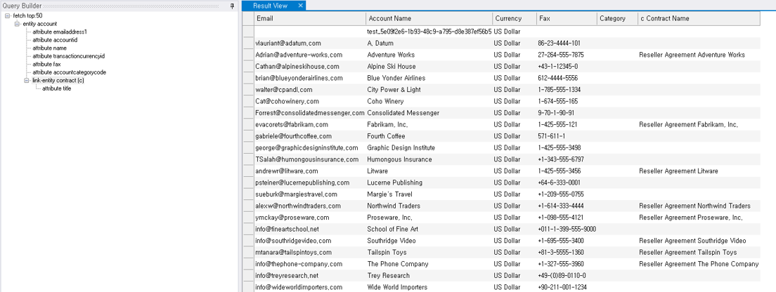 [XrmToolBox] Use FetchXML Builder