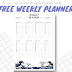 The Great Wave Weekly Planner - Afflatus Printables