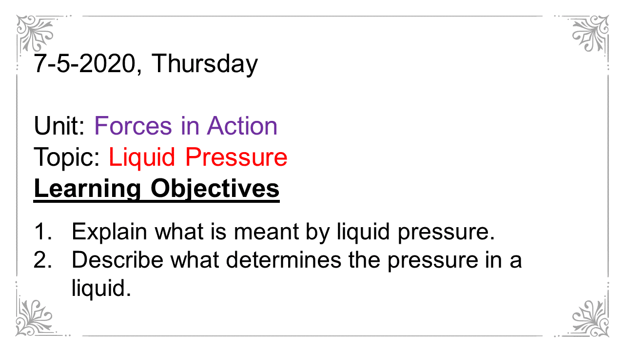 Science7: Distance Learning- 2