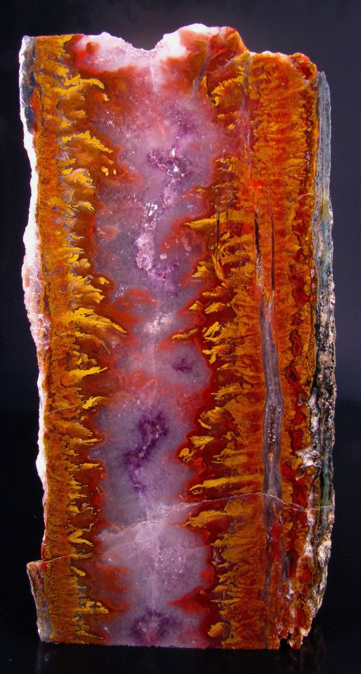 Fundy Rocks Journal: The King of Fundy Agates: Golden Flame Agate.