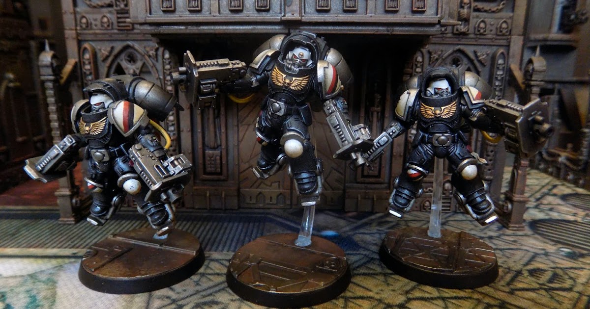 Paintbrush Destruction: Black Templar Inceptor Squad