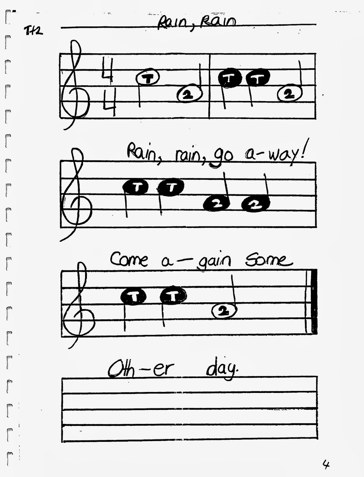 Miss Jacobson's Music: TONETTE SONG BOOK: PAGES 1-10