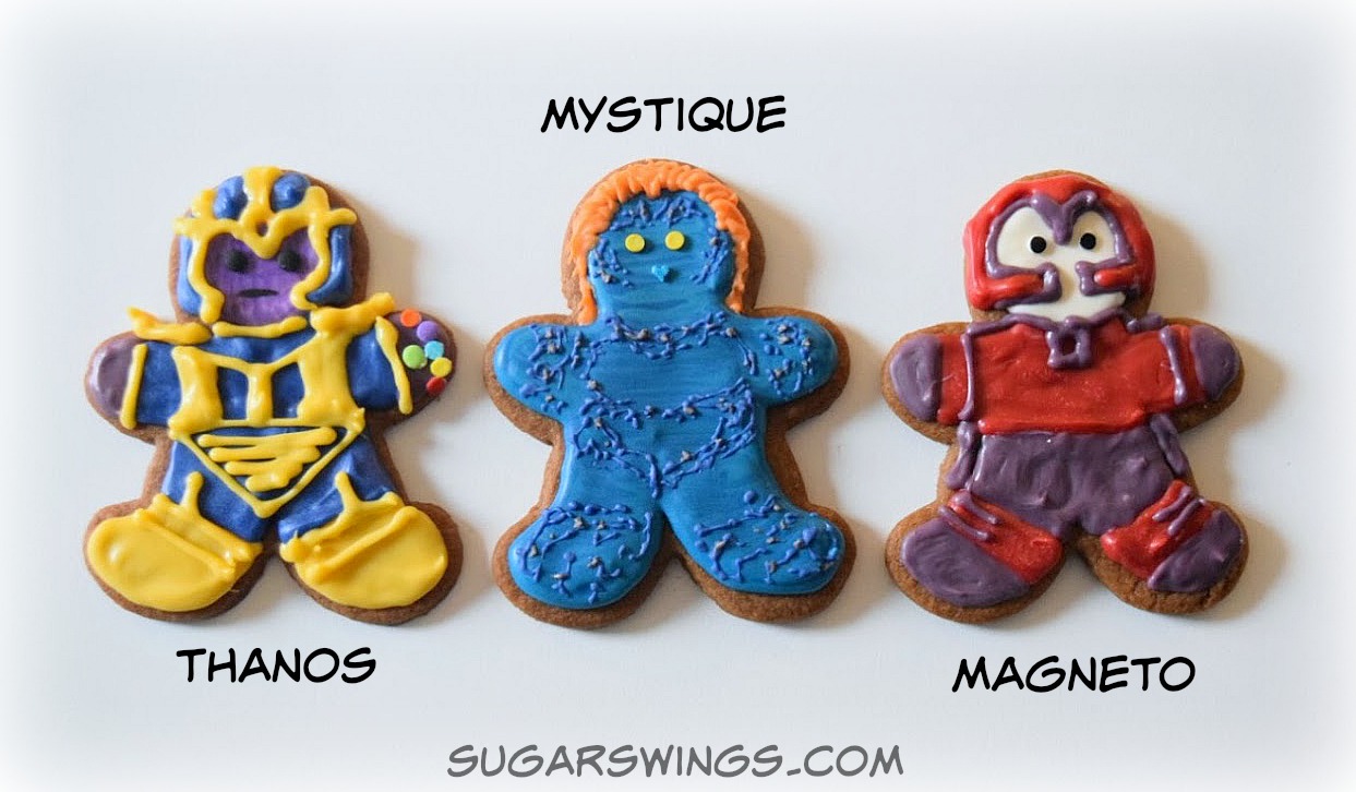 Sugar Swings! Serve Some: Super Hero Villain Gingerbread Men Cookies