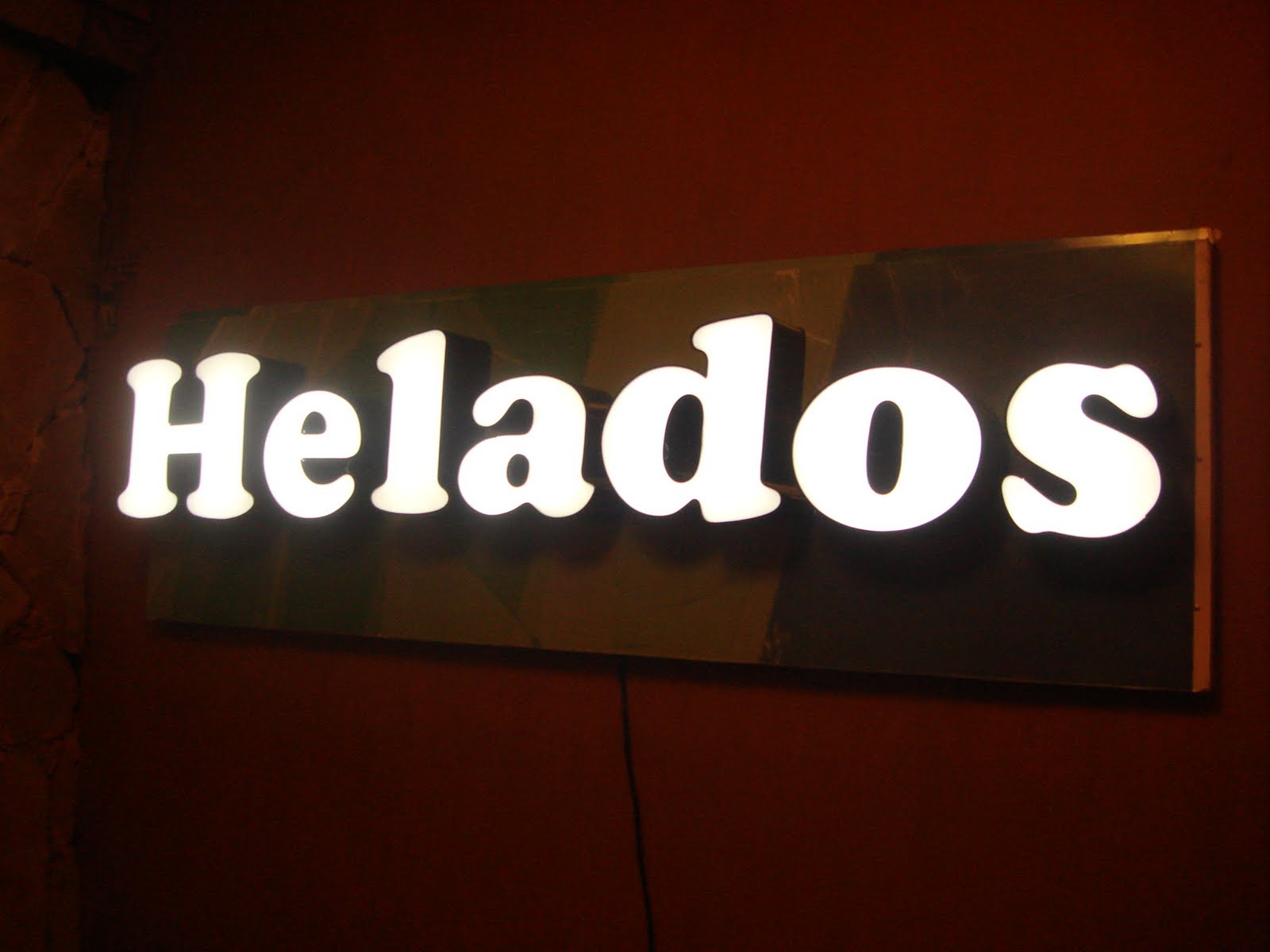 VelezGrafic... Soluciones en Publicidad!!!: letras helado en acrilico ...