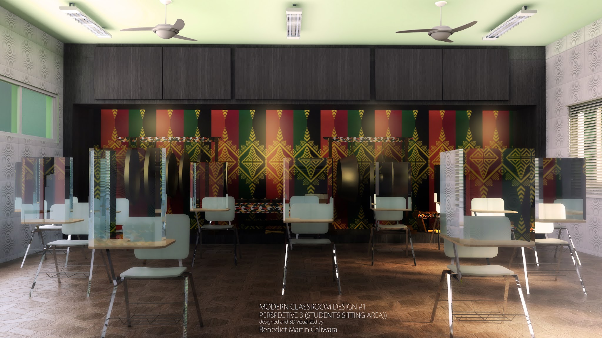 INTERIOR DESIGN: MODERN CLASSROOM #1