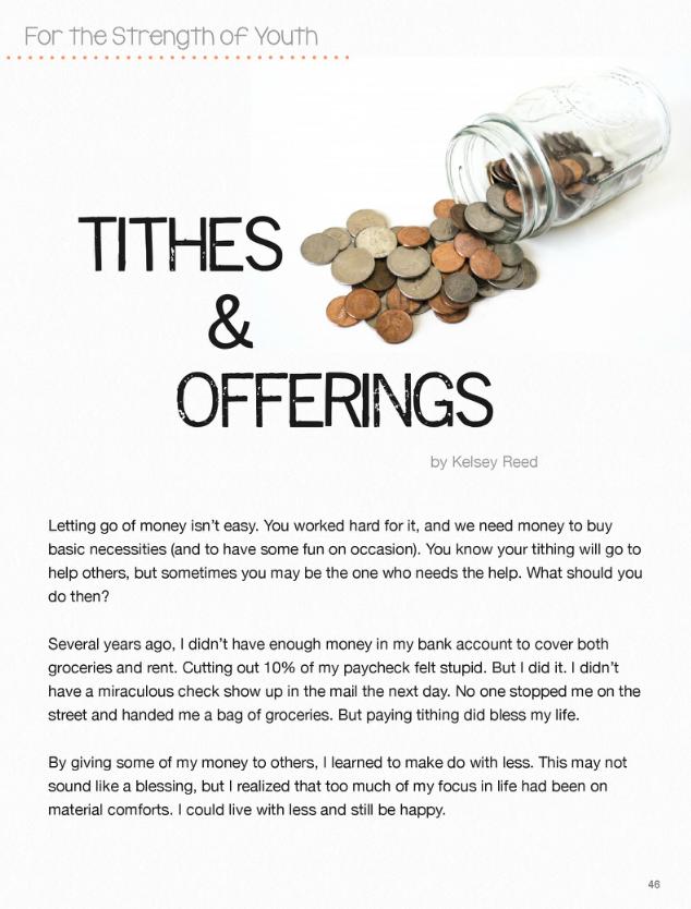 Stand & Shine Magazine: Tithes & Offerings