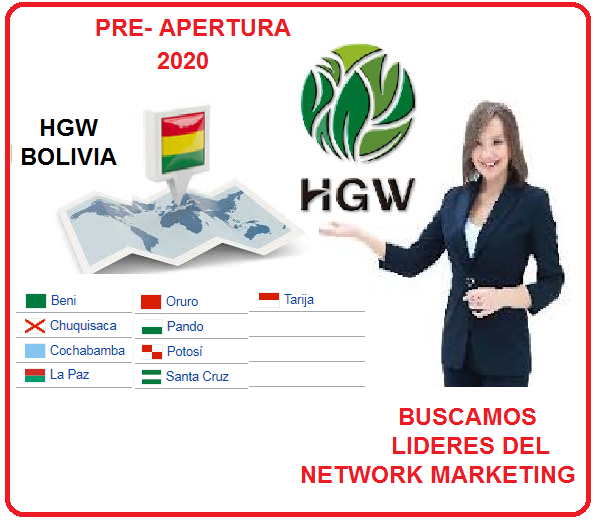 HGW | Distribuidor Independiente | Bolivia: Greenworld - HGW Bolivia: HGW - Greenworld Bolivia