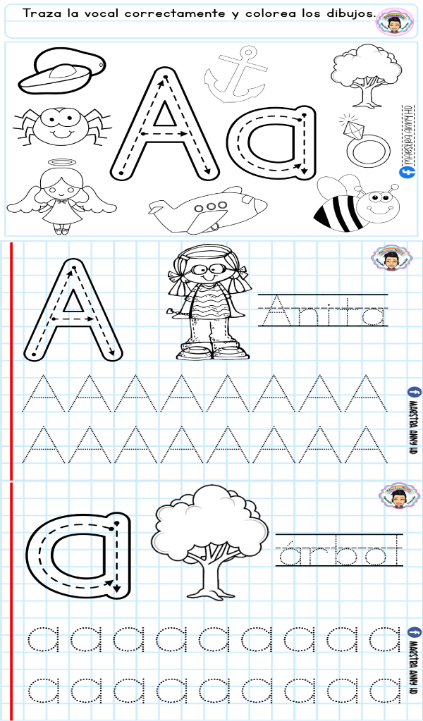 Cuaderno Repaso de Vocales | Mundo de Rukkia
