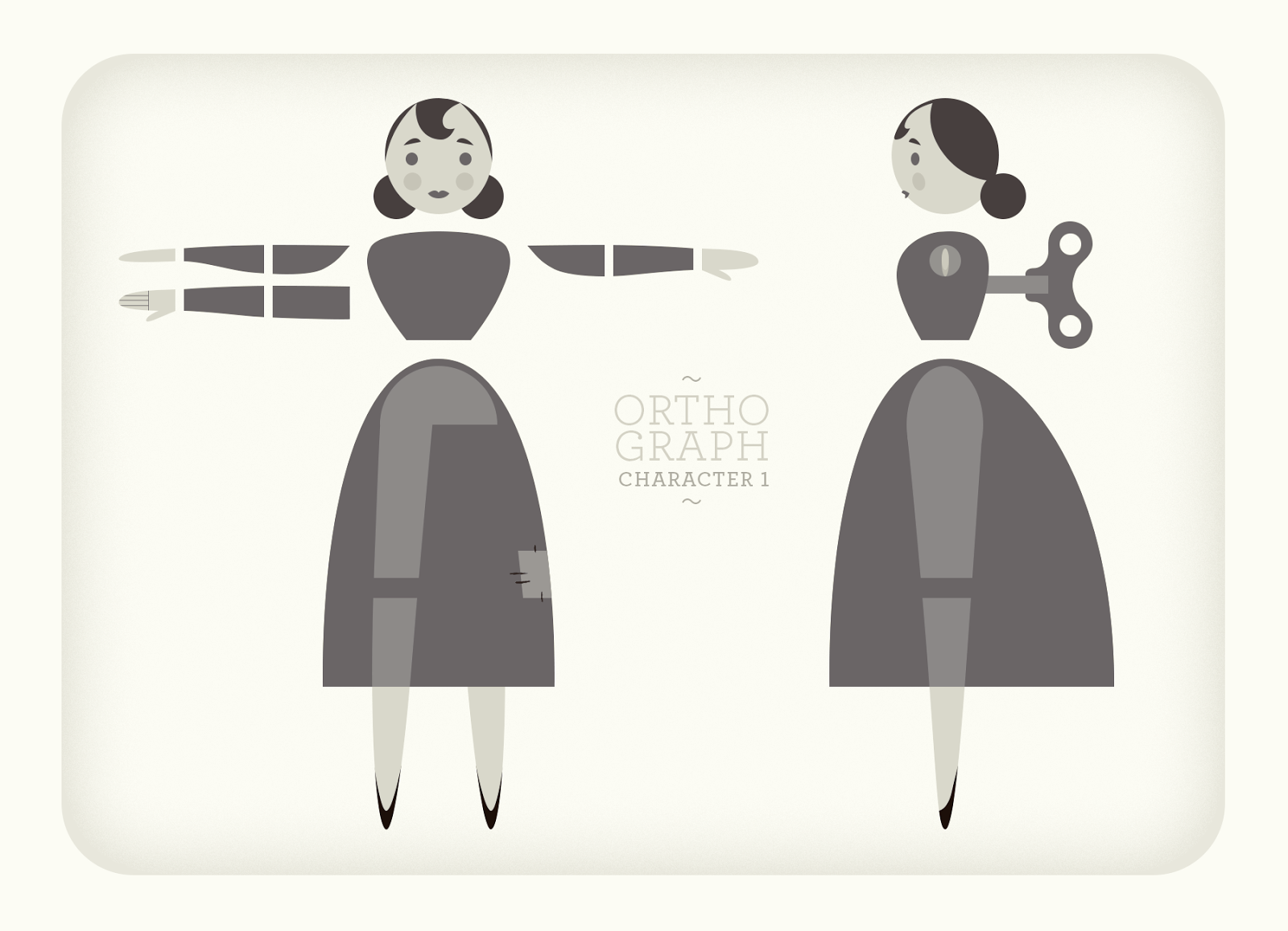 Leaping Lighthouse : Female Character // Orthographic 2.0