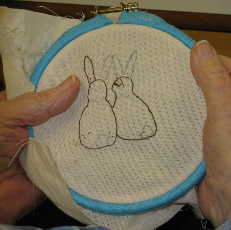 nlegstitchers: January Meeting 2013 Stumpwork Animals