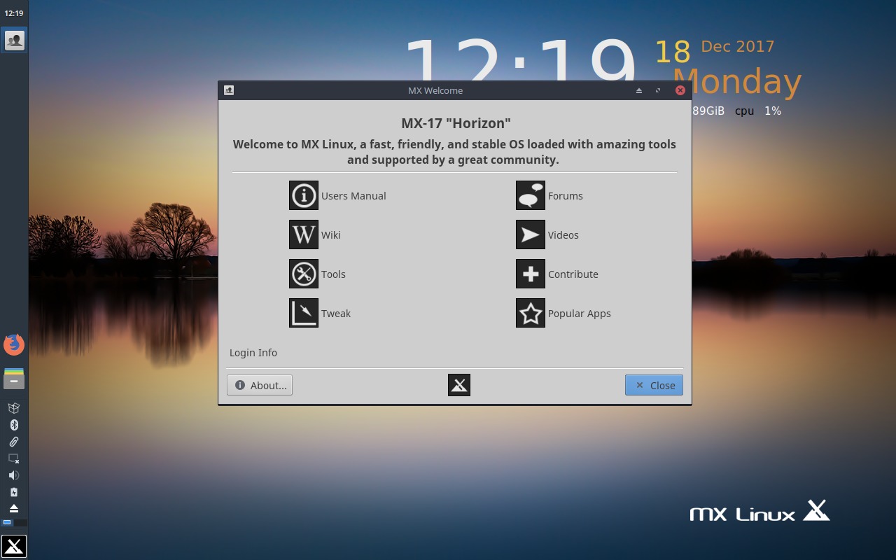 MX Linux 17.0 screenshots