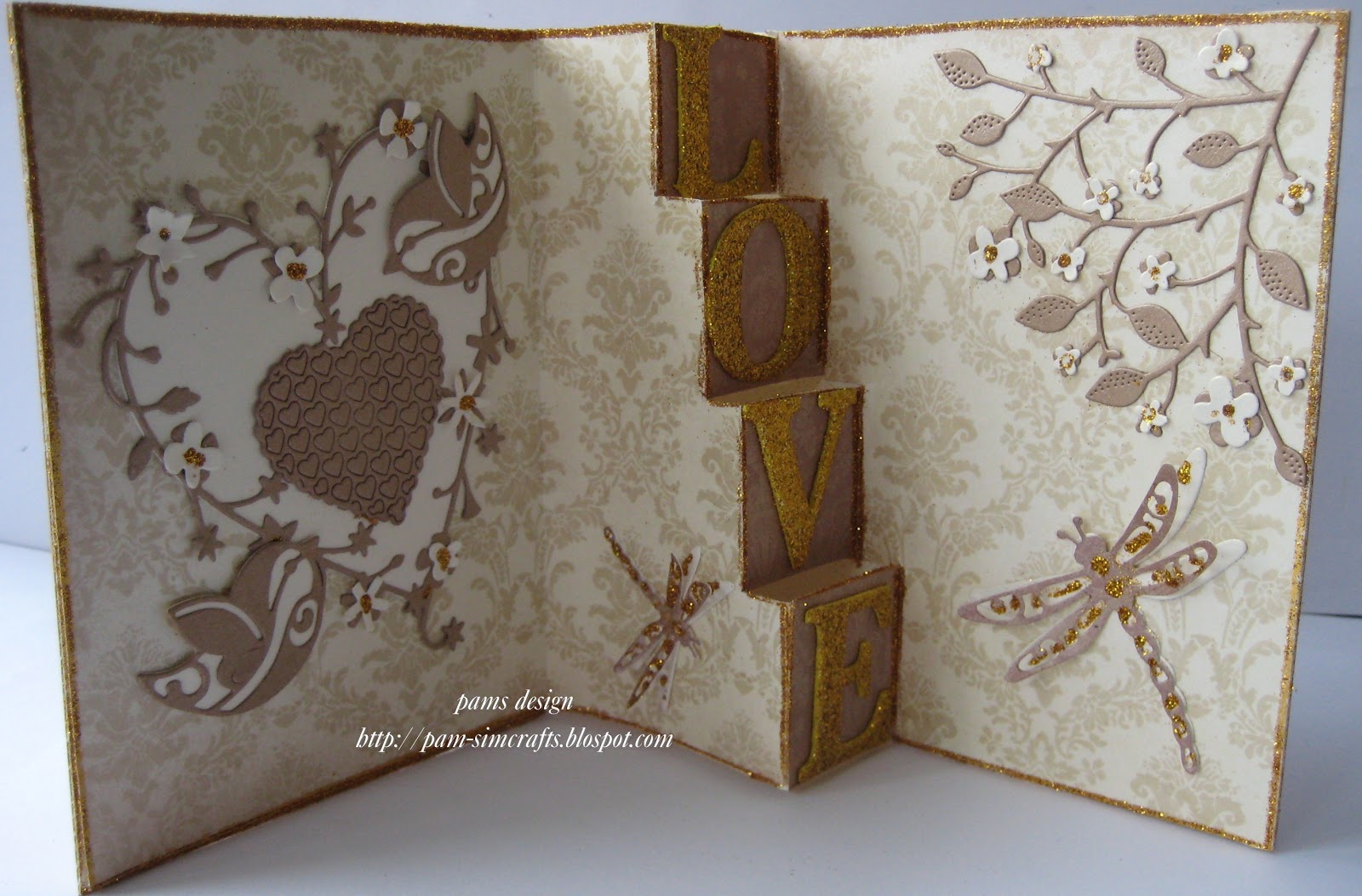 pamscrafts: pop out four step card