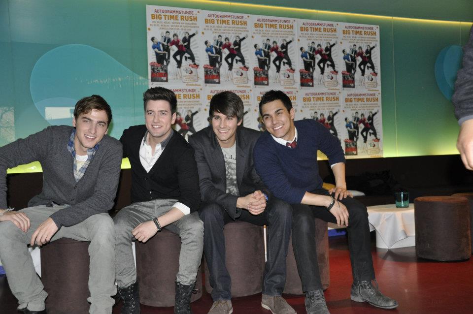 Big Time Rush Music News: BTR Backstage in Berlin