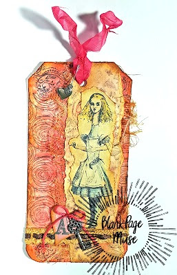 Blank Page Muse: A Vintage Inspired Alice in Wonderland Tag