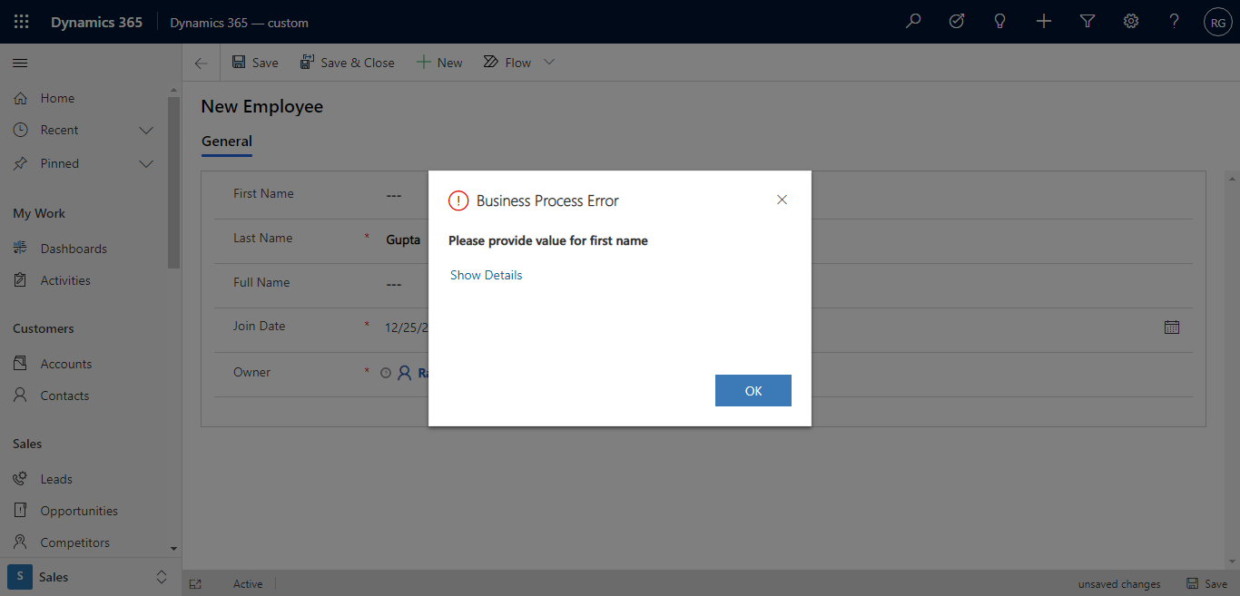 Understanding Business Rule in Dynamics 365.
