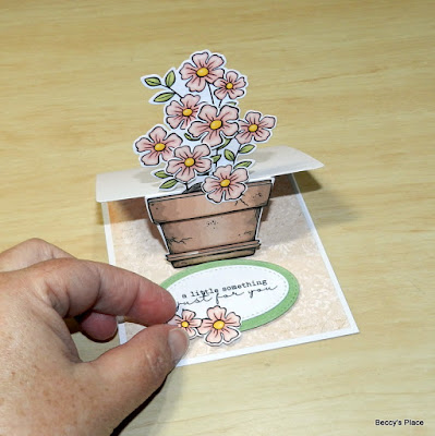 Beccy's Place: Tutorial - Flower Pot Easel Card