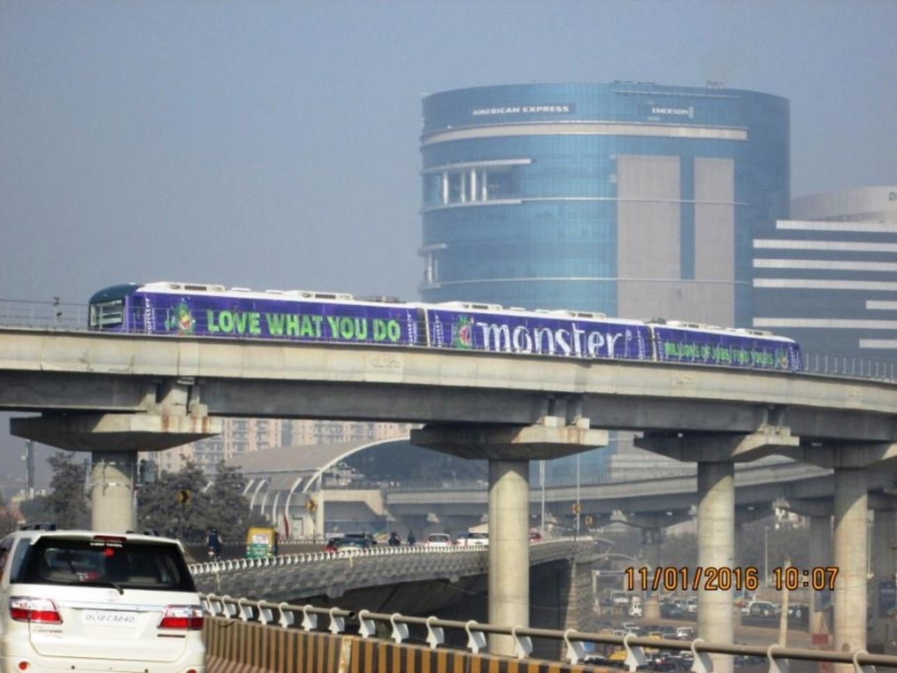 Attractive Advertisement on Metro