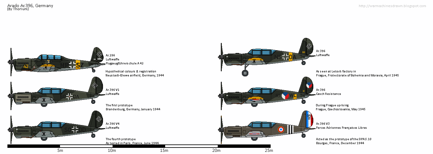 War Machines Drawn: Arado Ar.296 and Ar.396