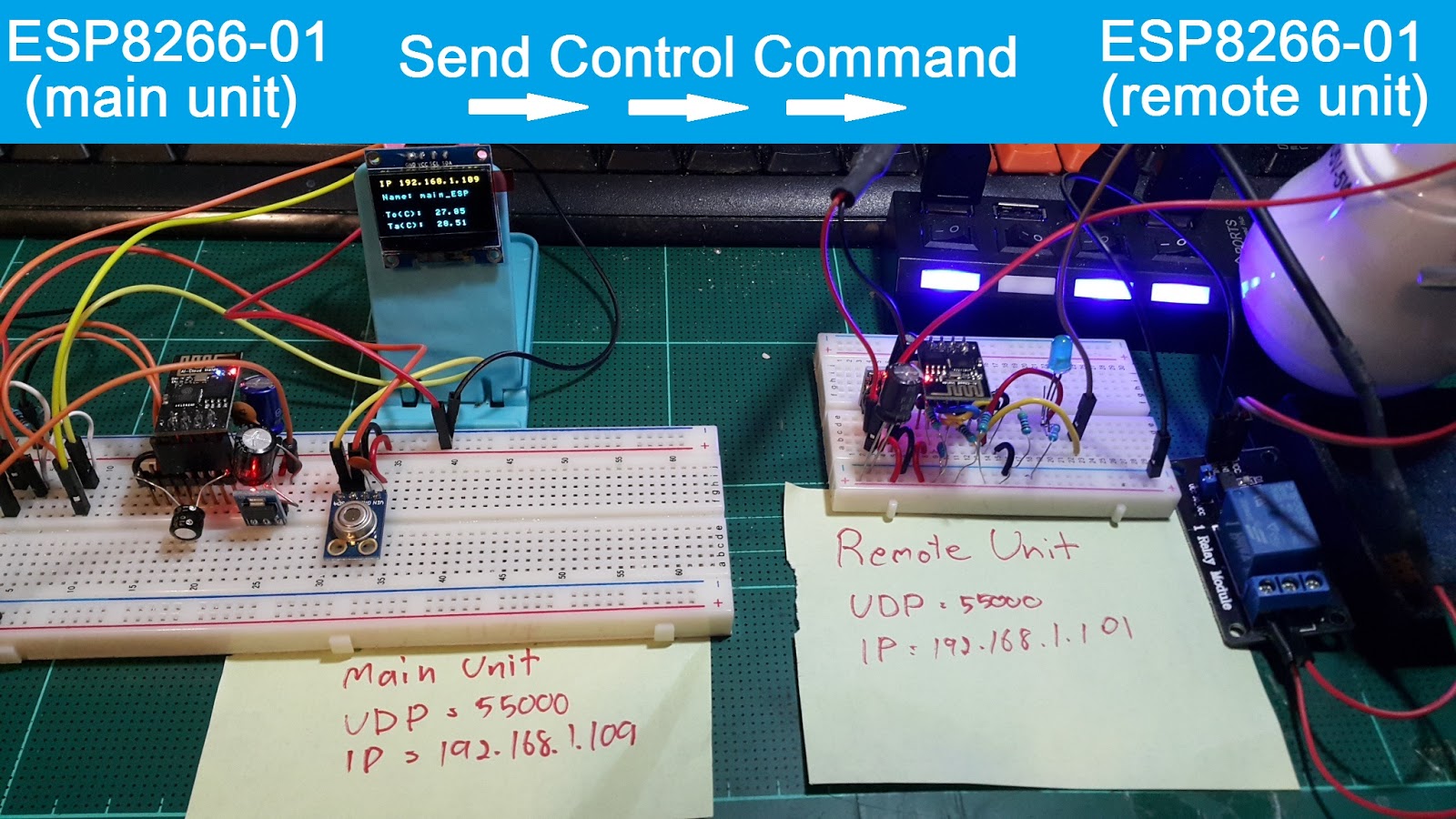 Joegtecs Path Control Another Esp8266 Remote Unit By An Esp8266 Main