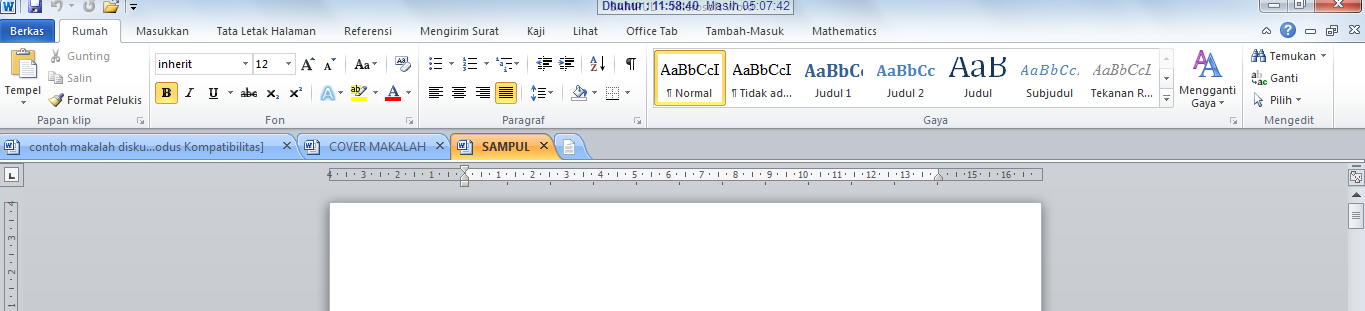 Juventud Integral: Add in Tab di Microsoft Office