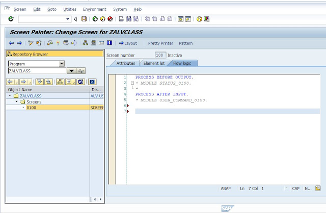 ALV Report using Class CL_GUI_ALV_GRID ~ Sap Tutor