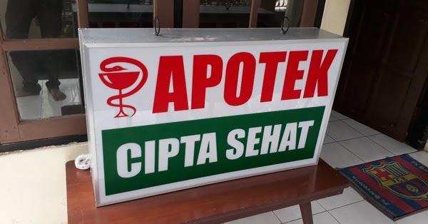 Buat Neon Box Untuk Apotek ~ Print Corner
