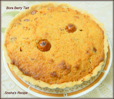 Bora Berry Tart#BakingBloggers - Sneha's Recipe