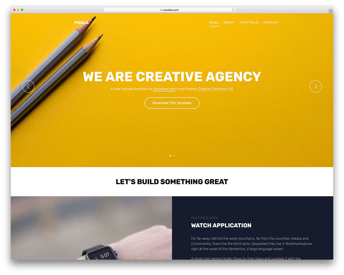 Simple Website Templates ~ Resume Letter