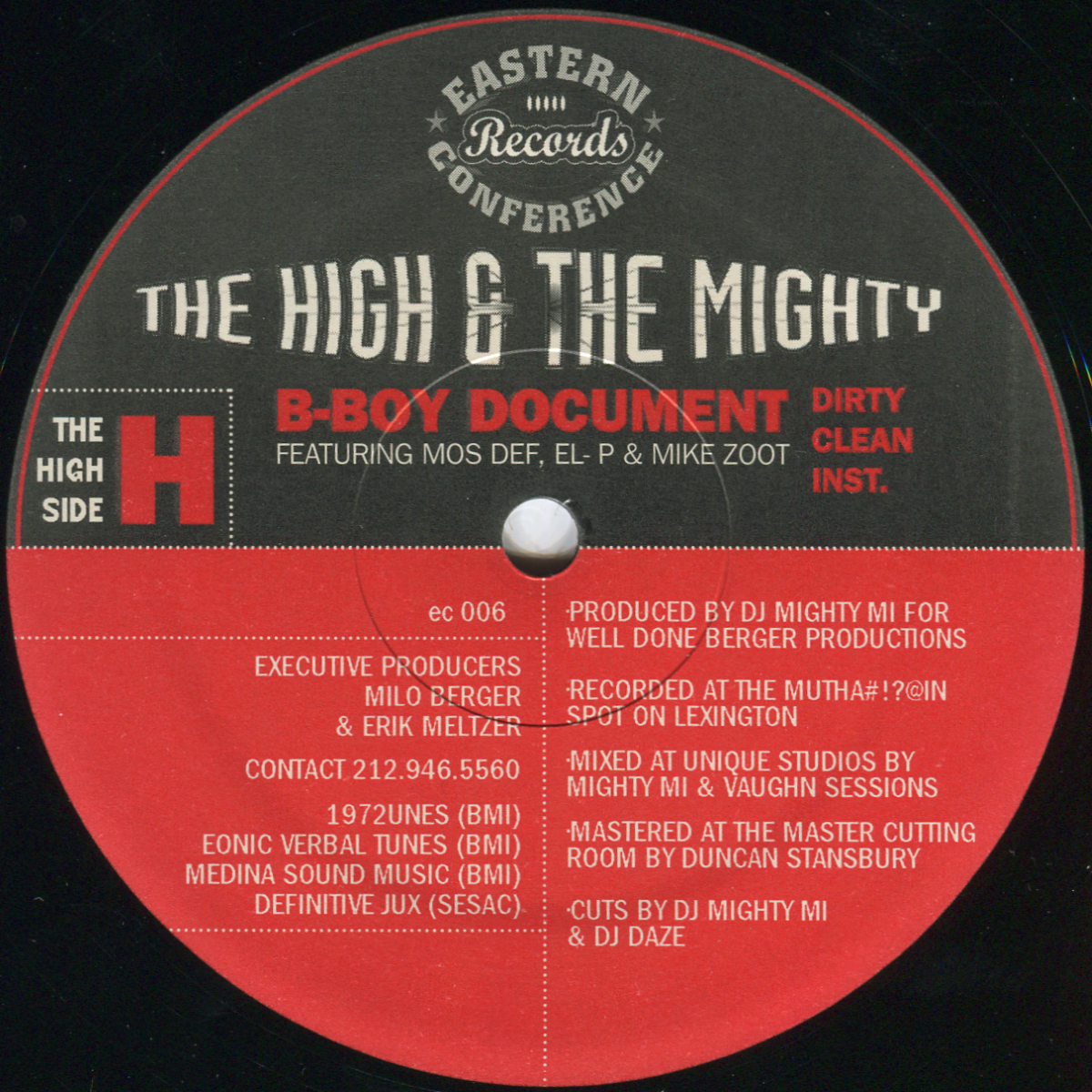 Rap Nerds: The High & Mighty - B-Boy Document 12"