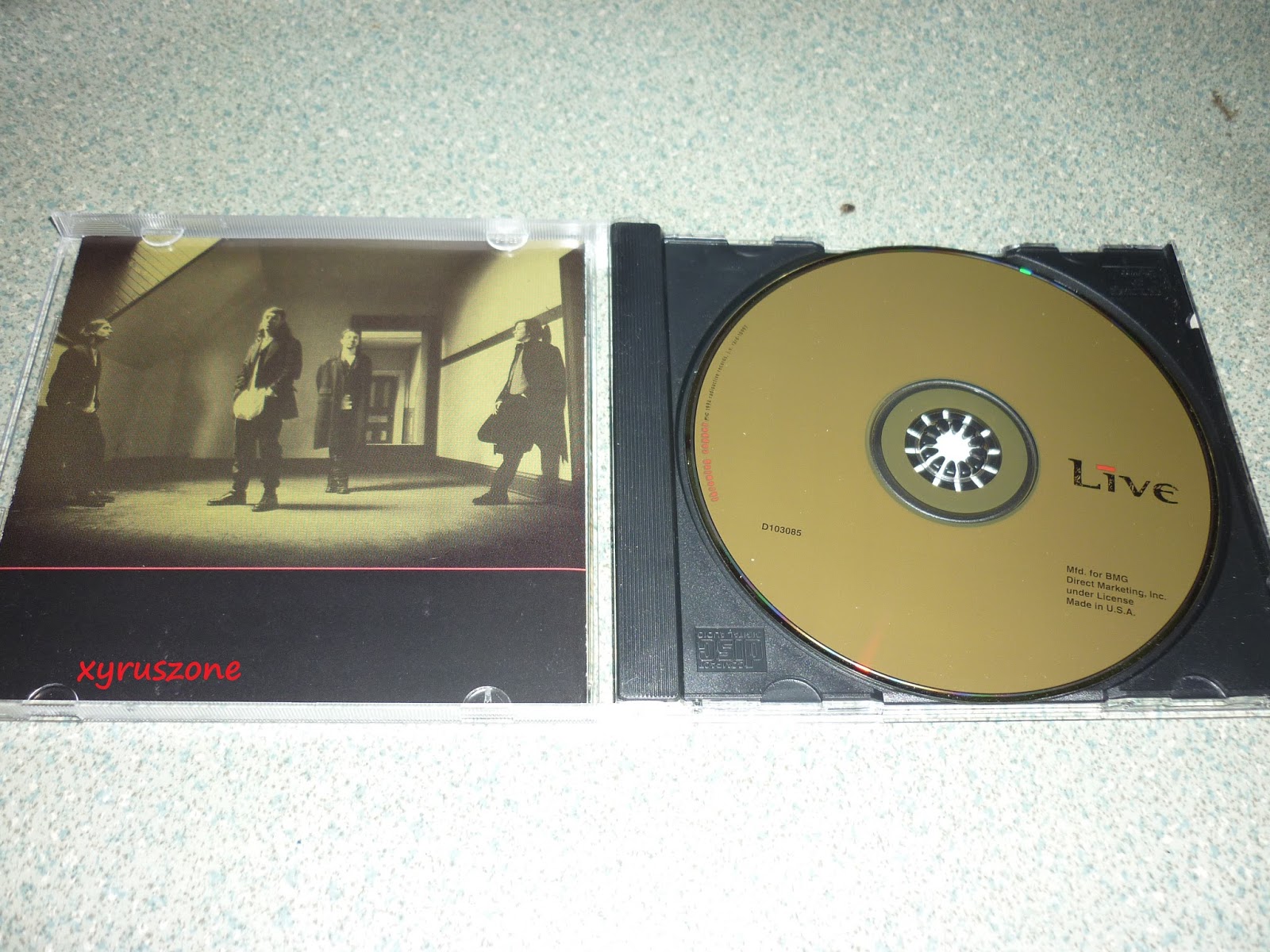 Xyrus Zone: Live - Throwing Copper CD (1994)