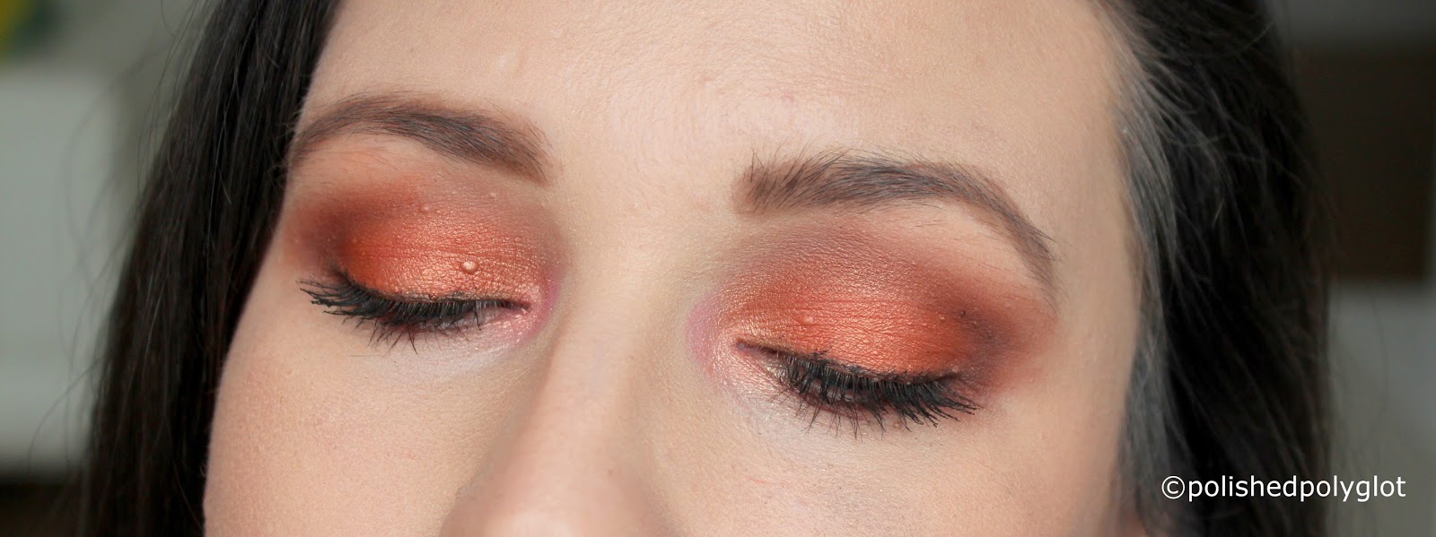Makeup │Rusty orange look [Monday Shadow Challenge] / Polished Polyglot