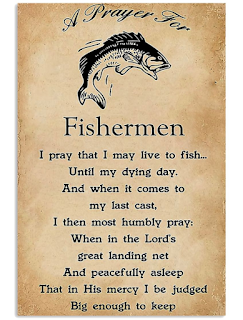 LUXURY Fishing a prayer for fisherman poster