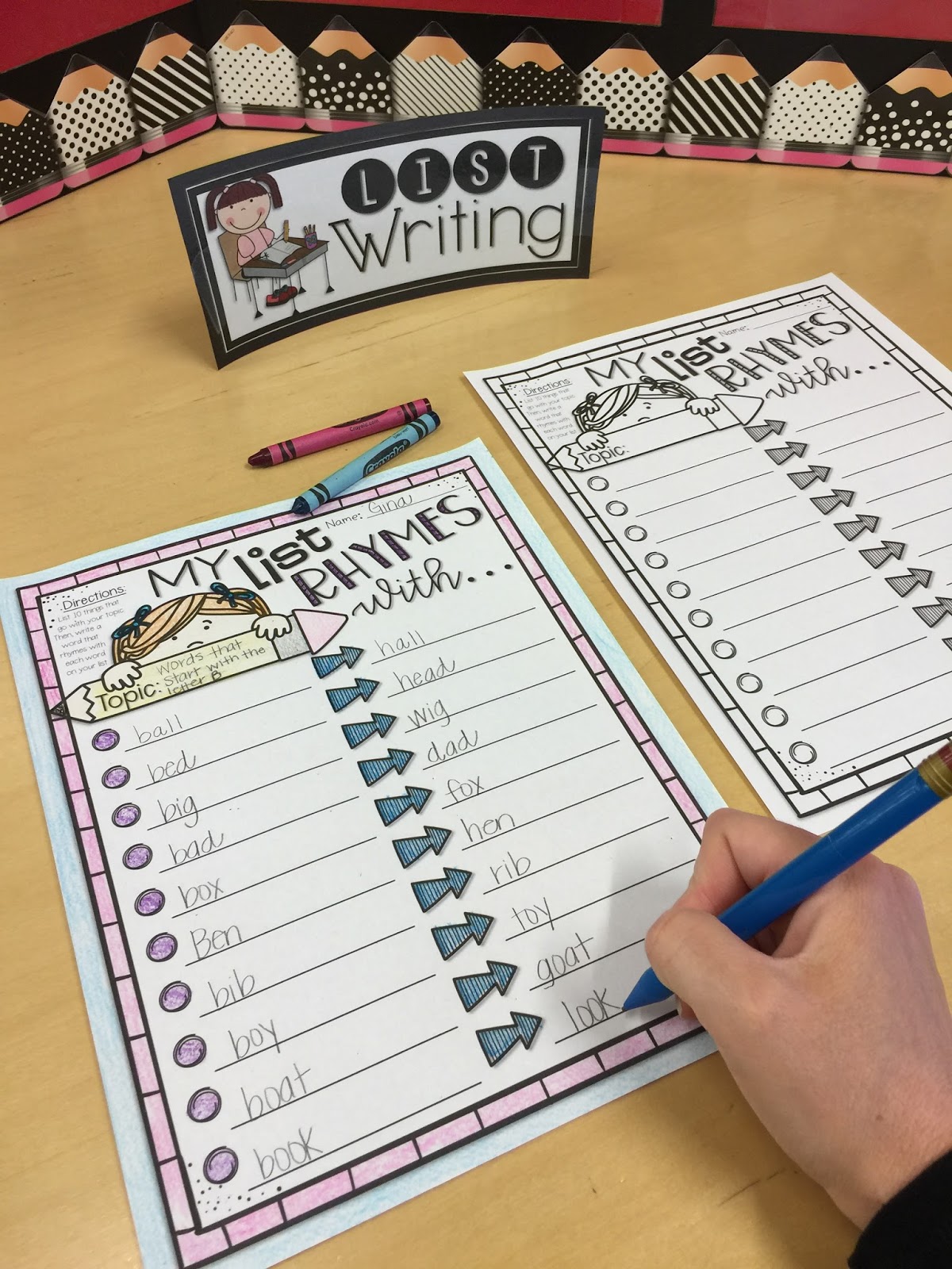 Teaching With Terhune: Writing Center Board with Tons of Activities for ...